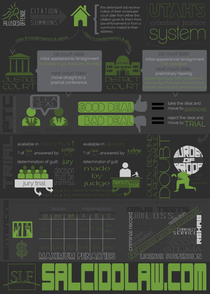 Helpful Legal Infographics for Different Utah Cases
